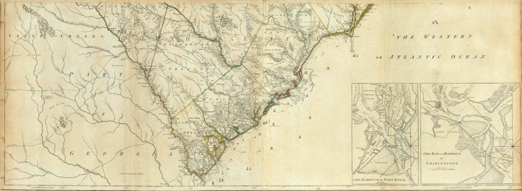 Old Historical City, County and State Maps of North Carolina
