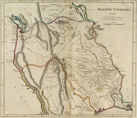 Old Historical City, County and State Maps of Missouri