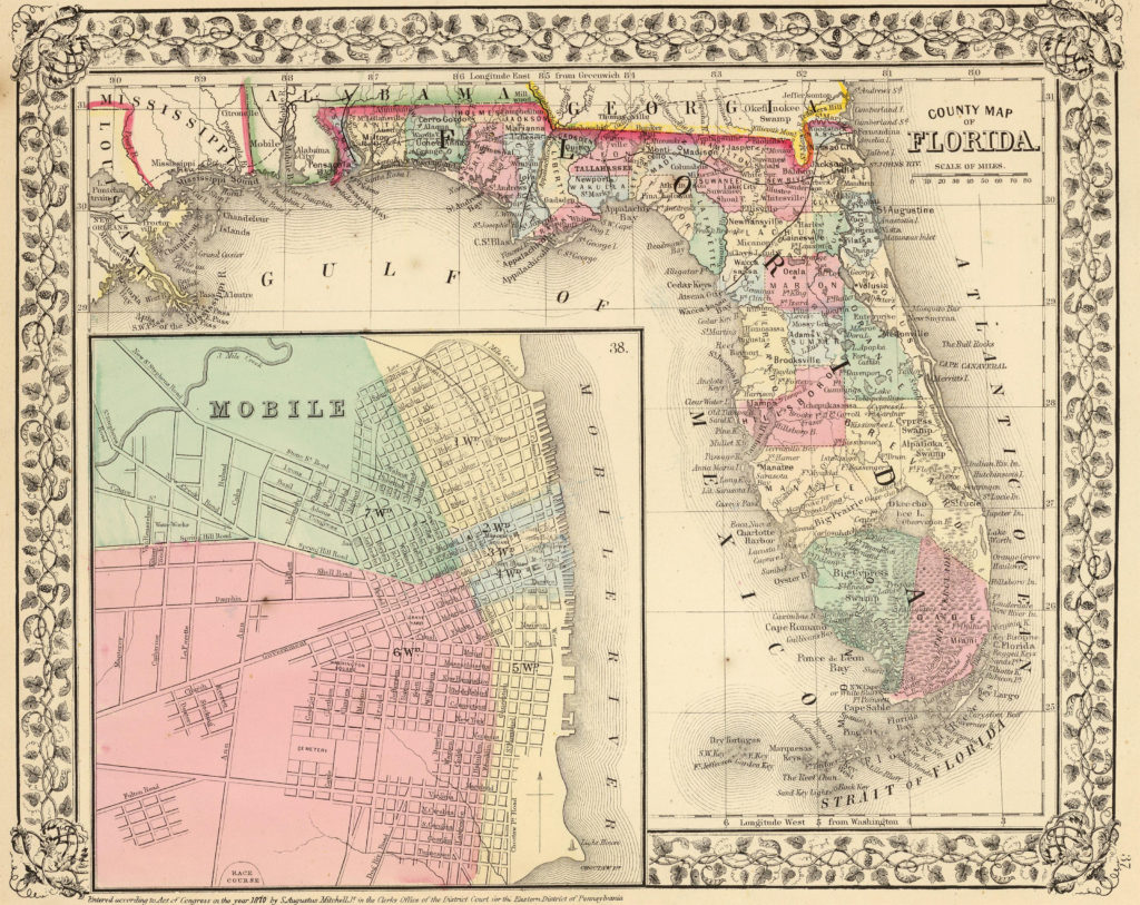 Maps of Florida - Historical, Statewide, Regional, Interactive, Printable