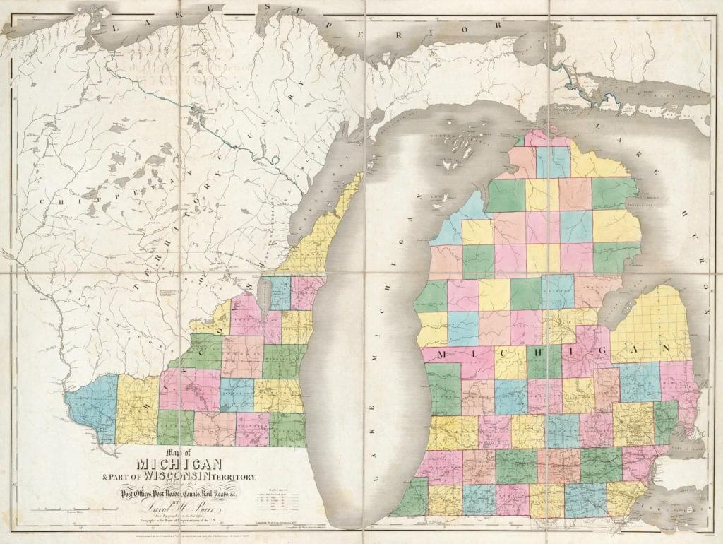 Old Historical City, County and State Maps of Wisconsin