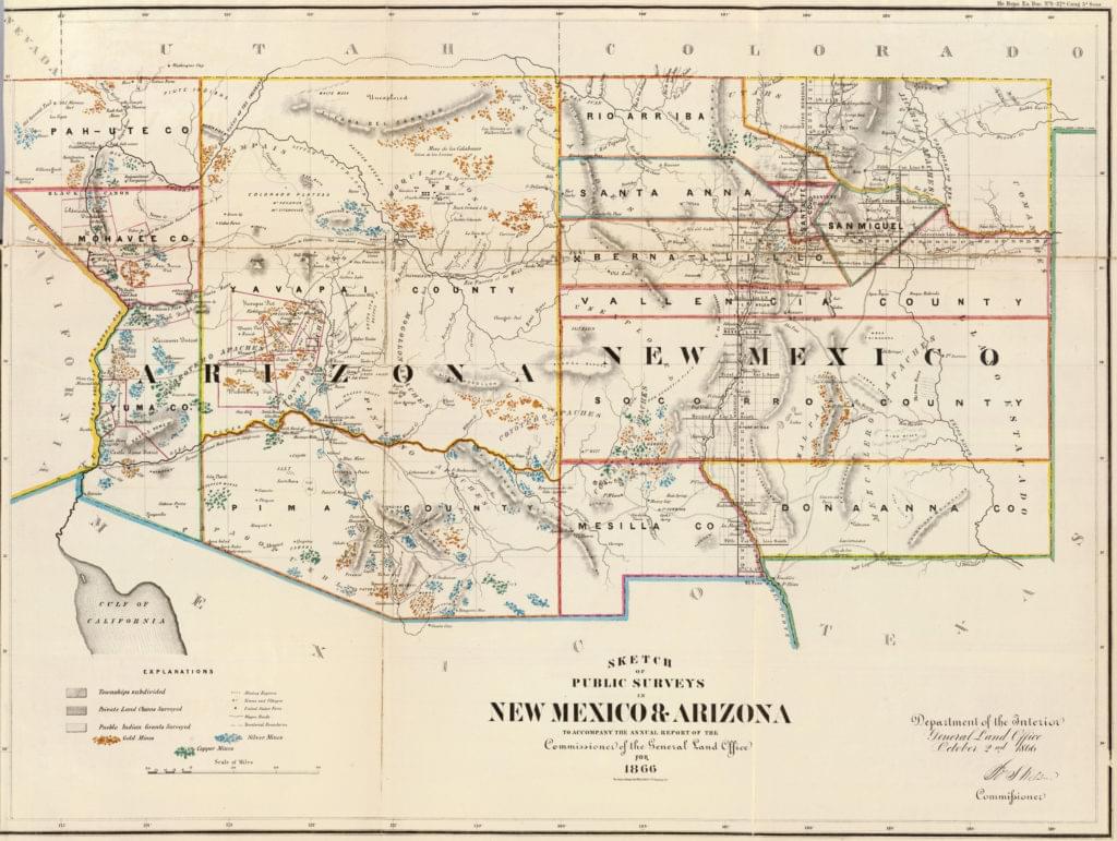 View City, County and State Maps of Arizona
